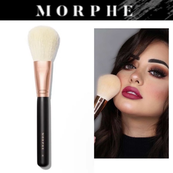 Morphe | Makeup | Morphe R7 Deluxe Pointed Powder Brush Rose Gold ...